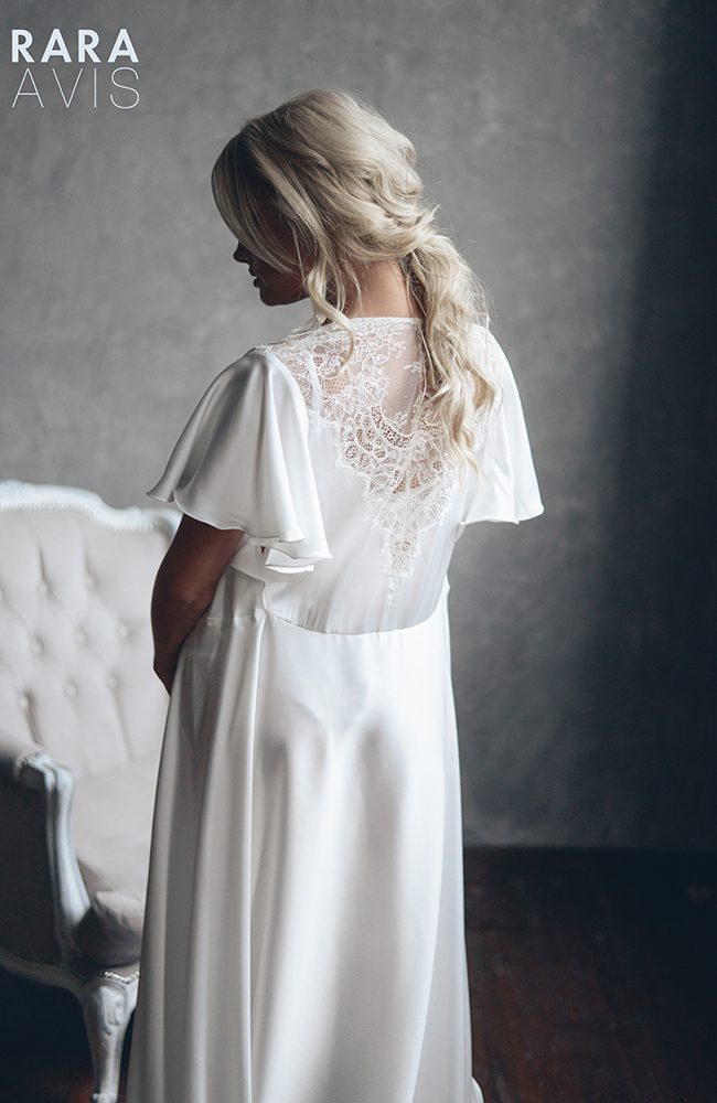Kalmer Robe - Elegant Bridal Lingerie by Dell'Amore