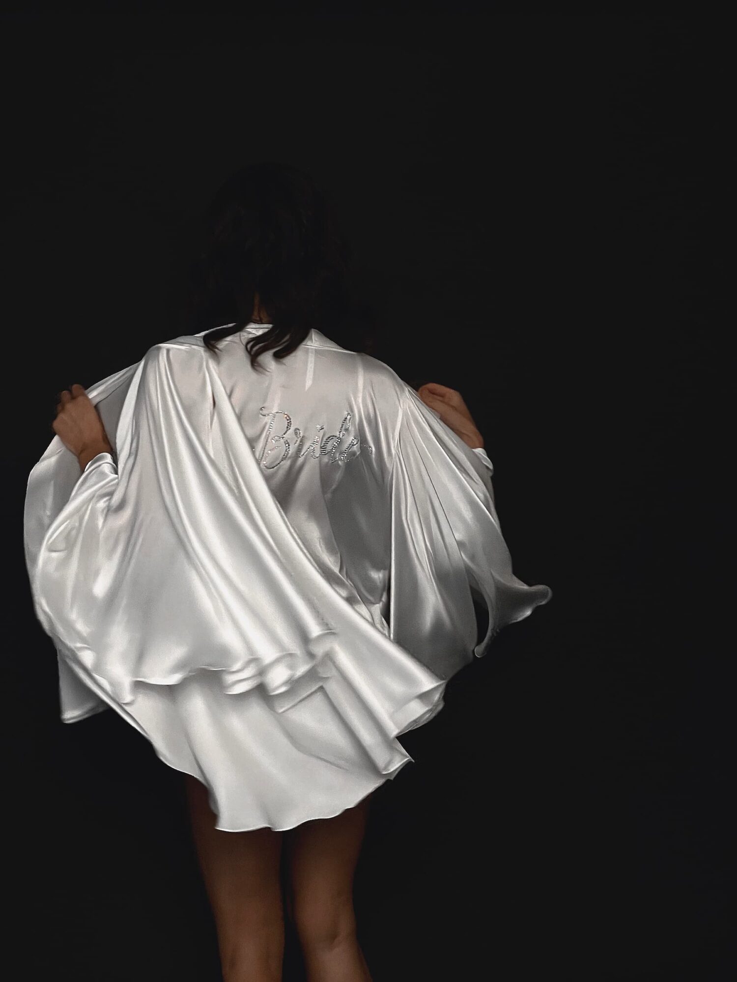 Bride Robe - Luxury Satin Bridal Lingerie by Dell'Amore